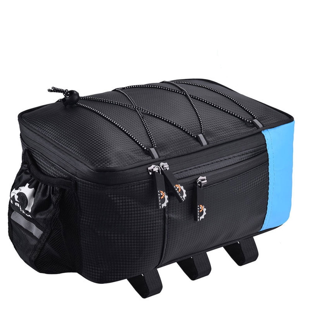 Bike Reflective Trunk Bags, Waterproof Rear Rack Bag, Insulated Storage ...
