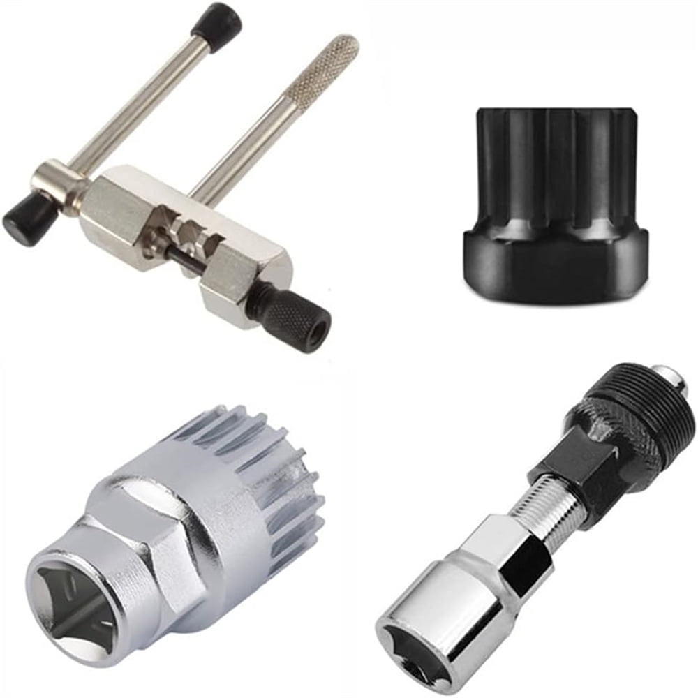 Bike Repair Tool 5 in 1 kit Set with Crank Puller Removal Tool Bicycle ...