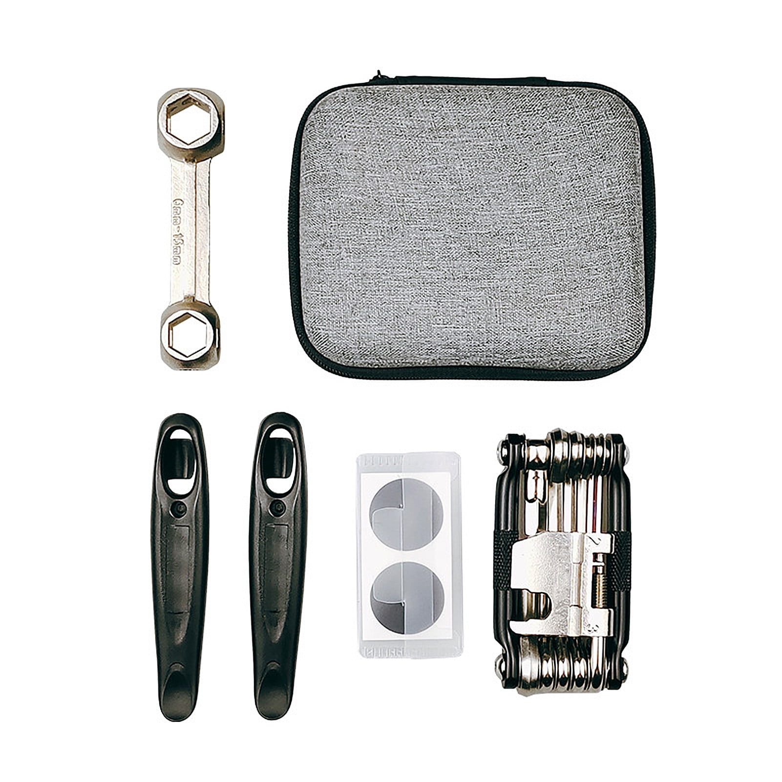 Bike Repair Tool Kit Set Portable Multifunction Tools for Basic Bicycle ...