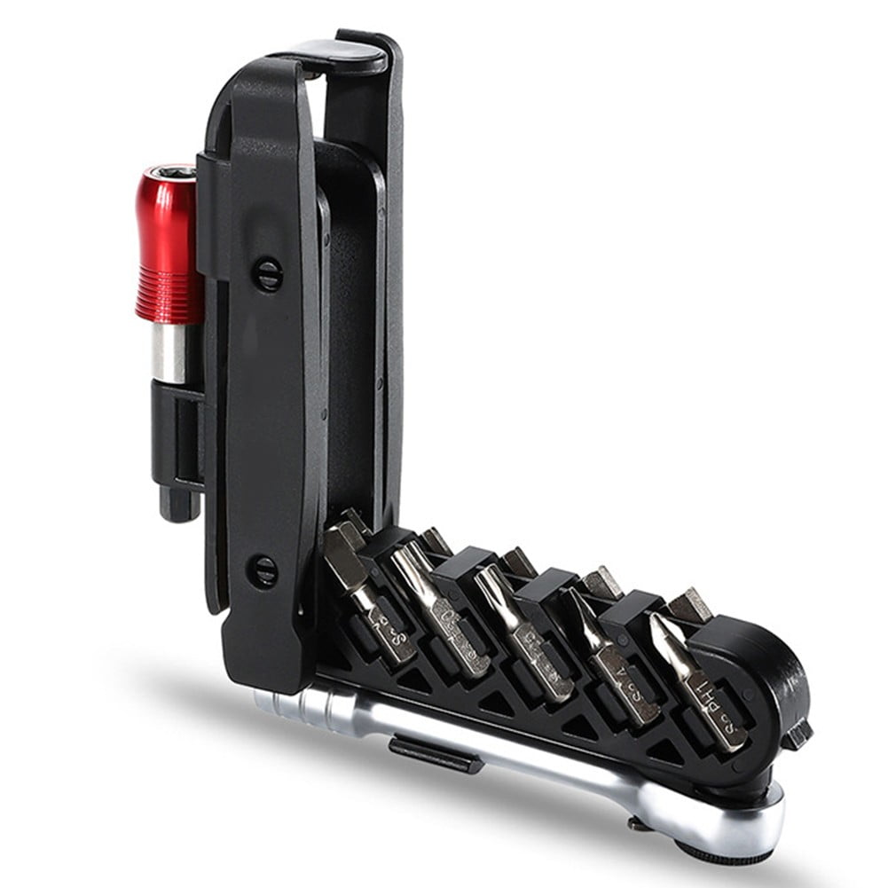 Bike Repair Tools Mountain Bike Ratchet Wrench Combination Tool Set ...