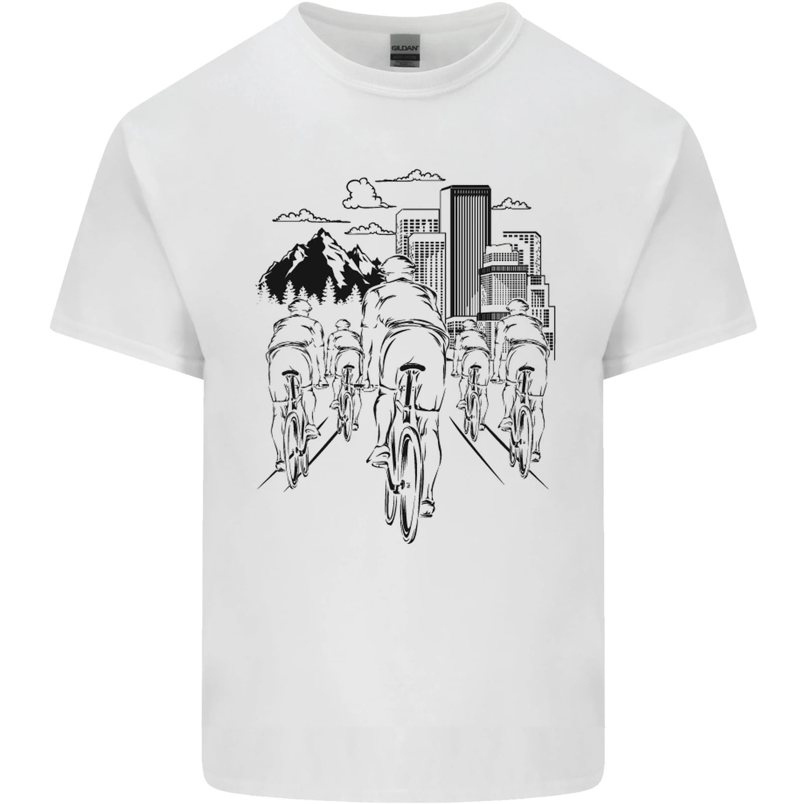 Bike Ride Cycling Cyclist Bicycle Road MTB Mens Cotton T-Shirt Tee Top ...