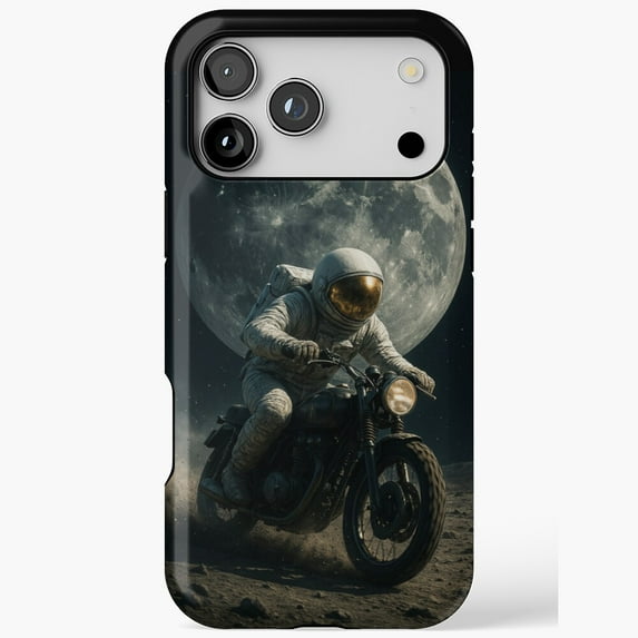 Bike Ride on Unknown Planet Space Phone Case for iPhone 11 through 17 Pro Max Compatible ...