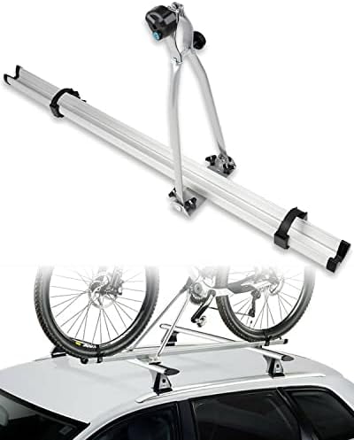 Bike Roof Carrier Fits Most Size Crossbar Aluminum Car Rooftop Bike ...