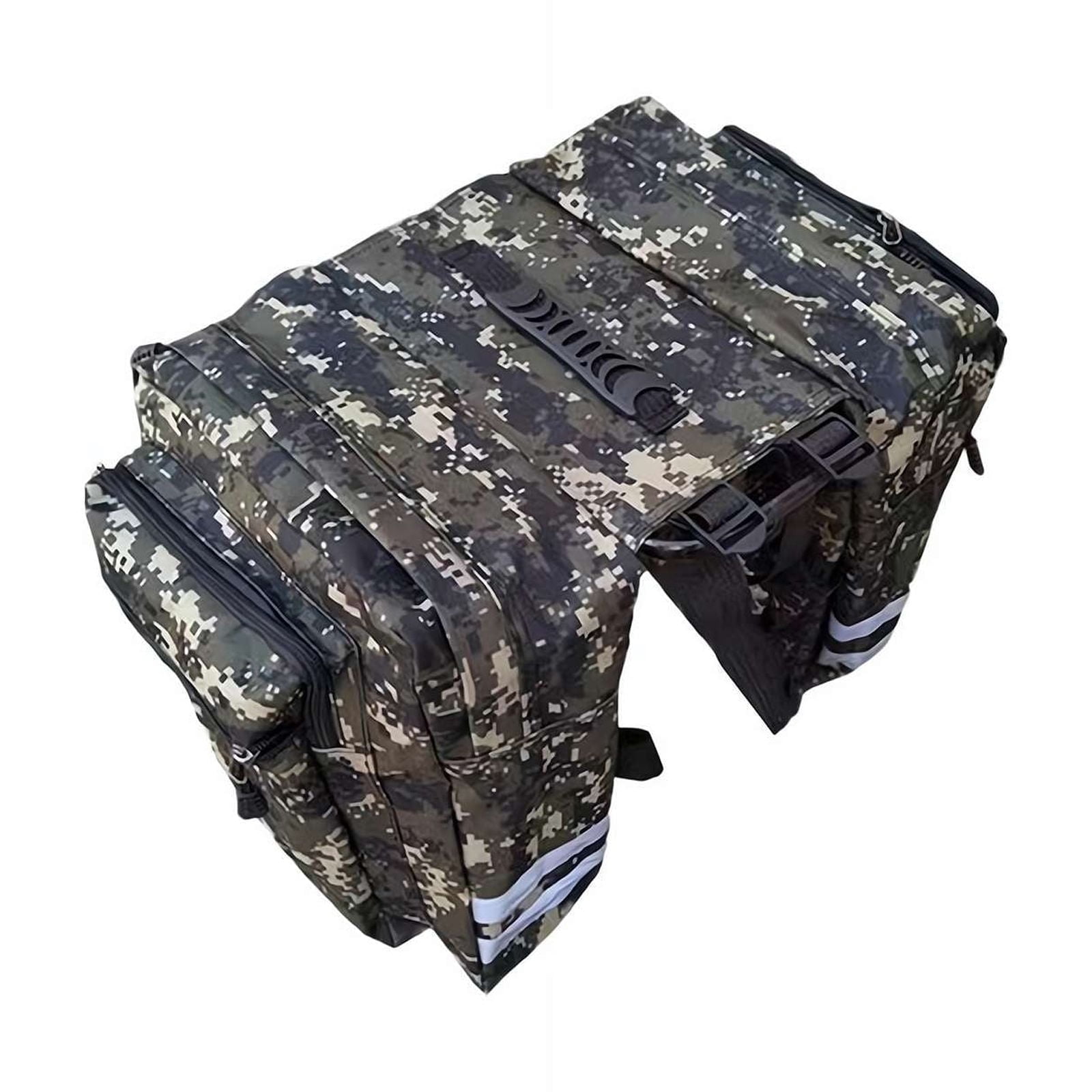 IFRINID Bike Saddle Bag Panniers, Rear Rack Double Side Bags with ...
