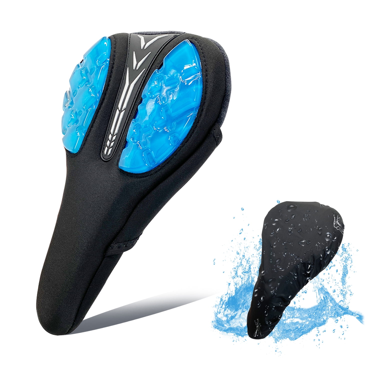 Bike Seat Cover - Soft Silicone Cushion Comfortable Exercise Bicycle ...