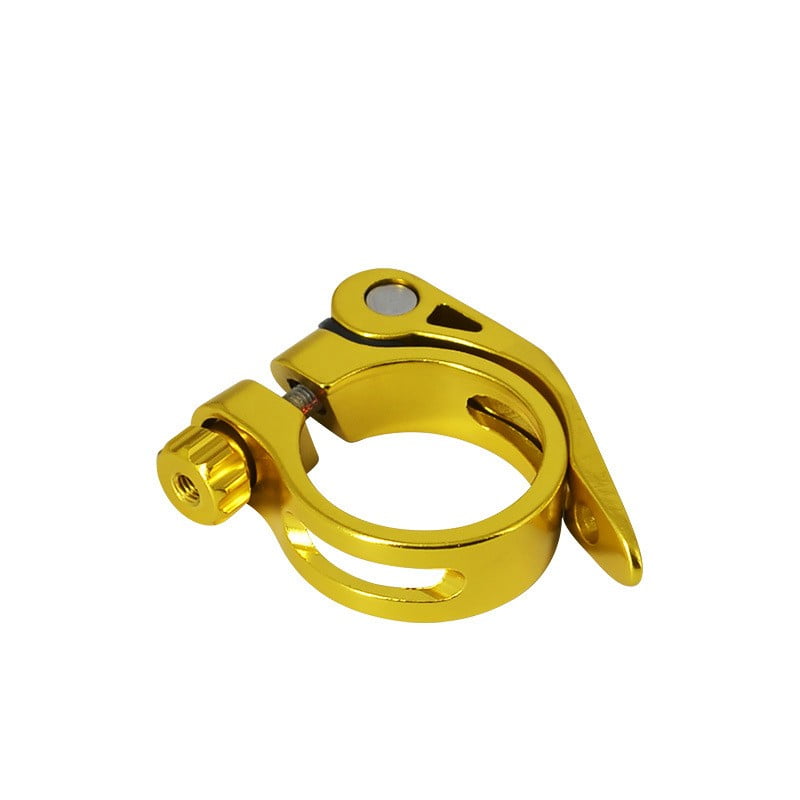 Bike Seat Post Clamp Aluminium Alloy Bicycle Quick Release Seatpost ...
