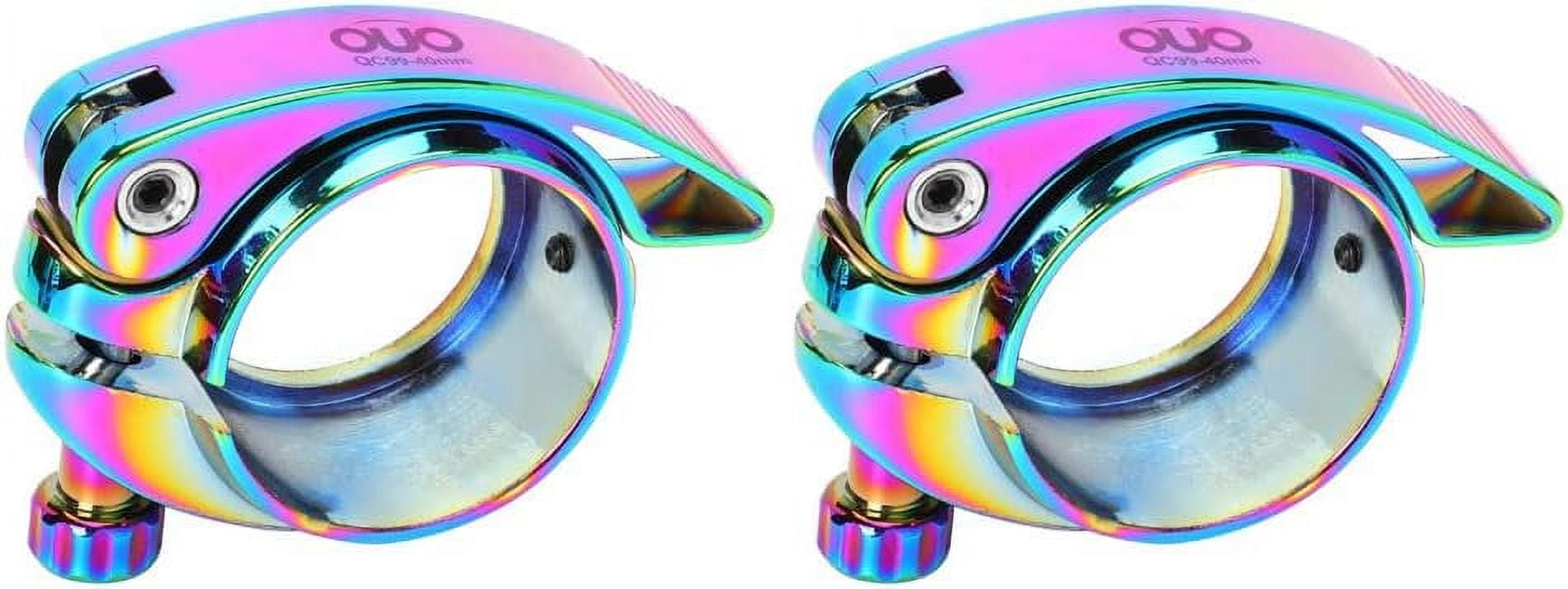 Bike Seat Post Clamp Fit for 40/41mm, Aluminium Alloy Bicycle Quick ...