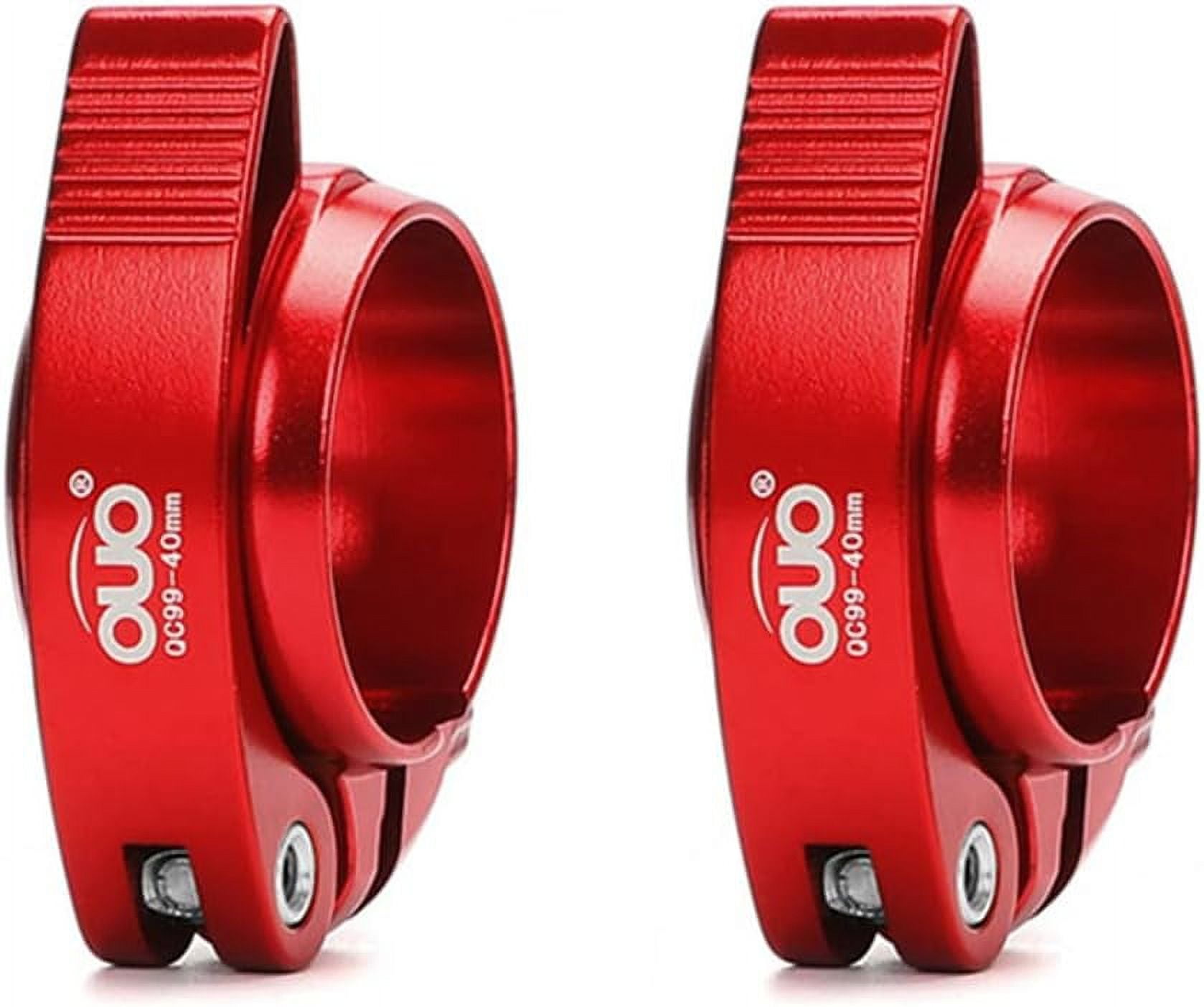 Bike Seat Post Clamp Fit for 40/41mm, Aluminium Alloy Bicycle Quick ...