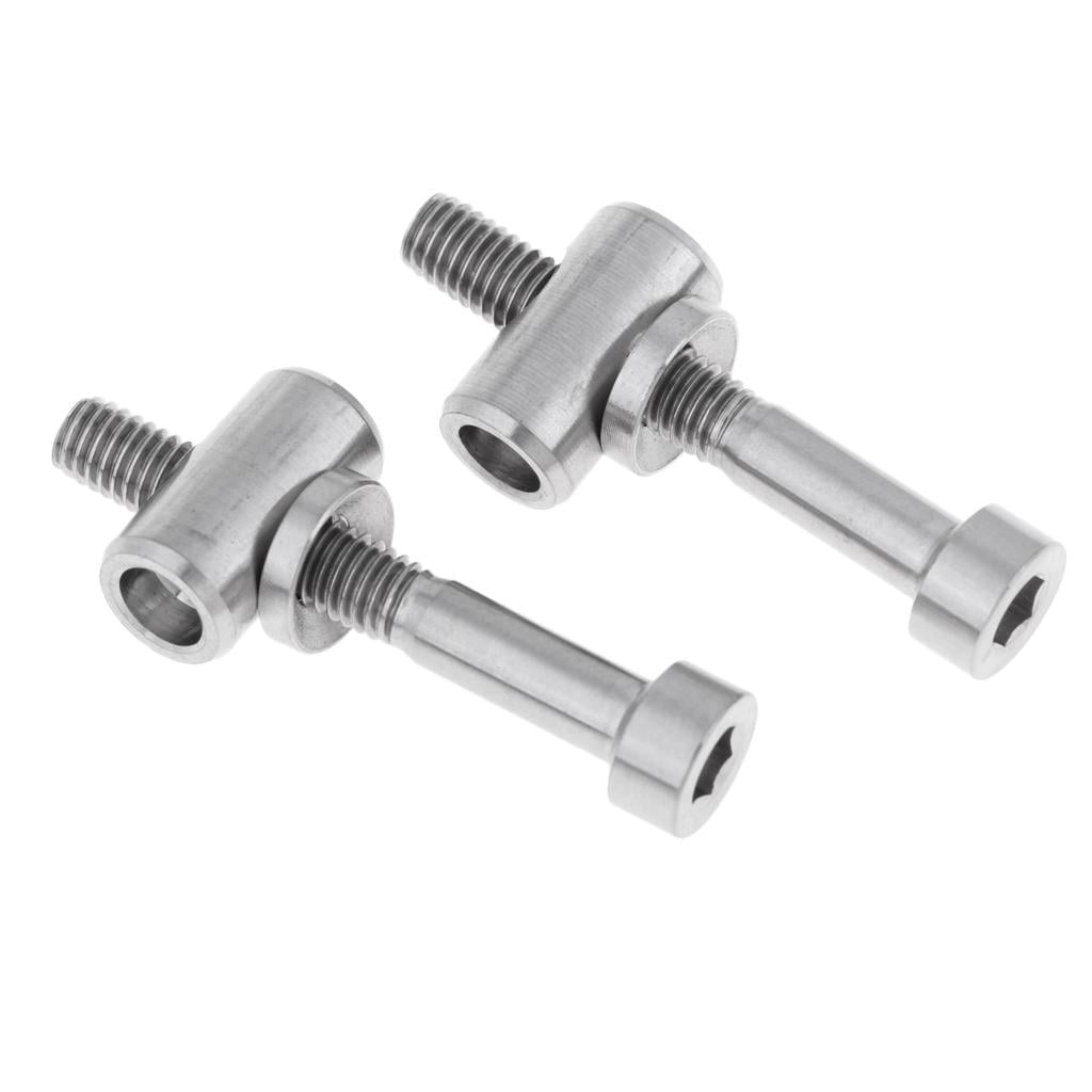 Bike Seat Post Fixed Bolts Titanium Fixed Screw , Titanium Color M5x30 ...