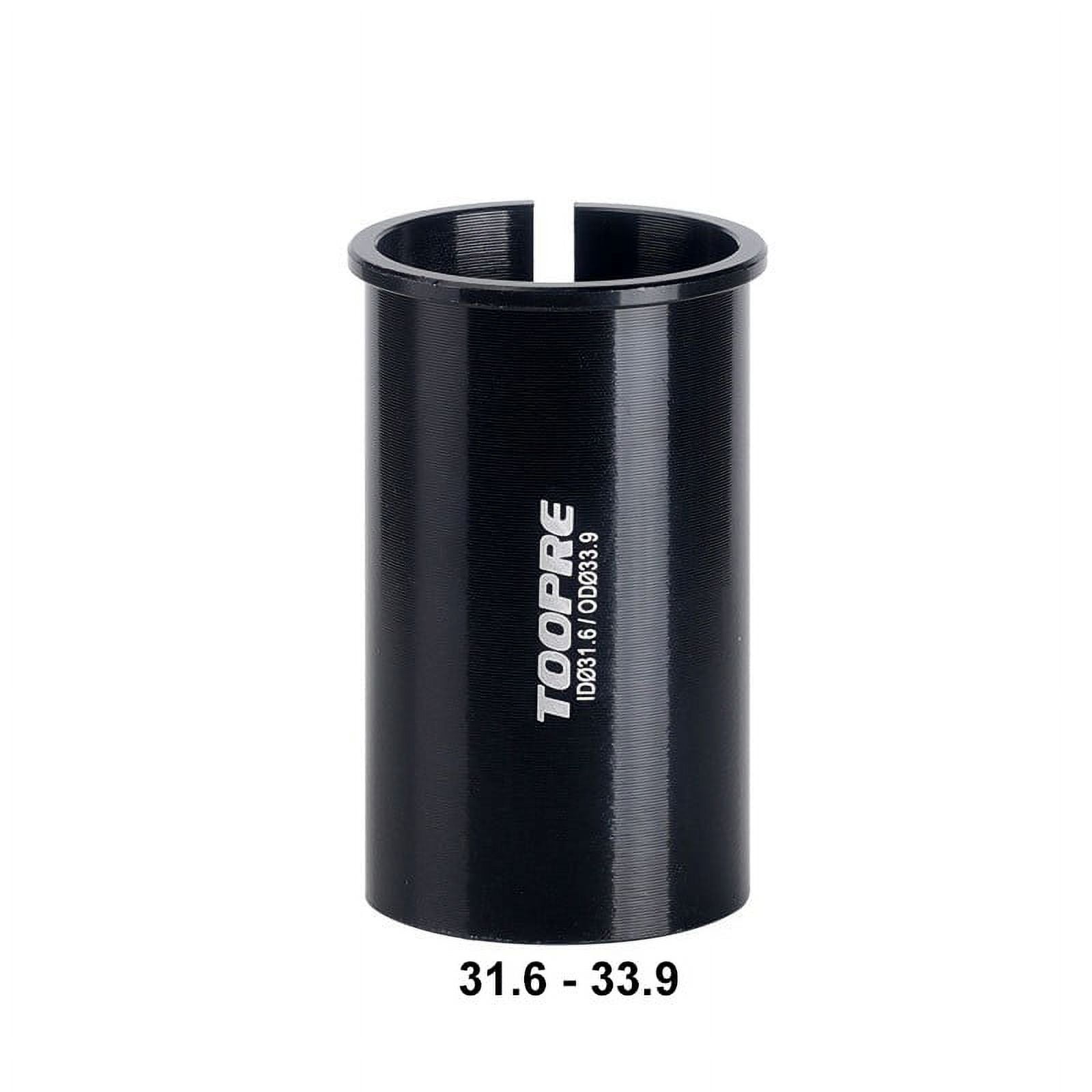 Bike Seat post tube Cycling Reducer Aluminum Alloy Clamp Claw Black ...