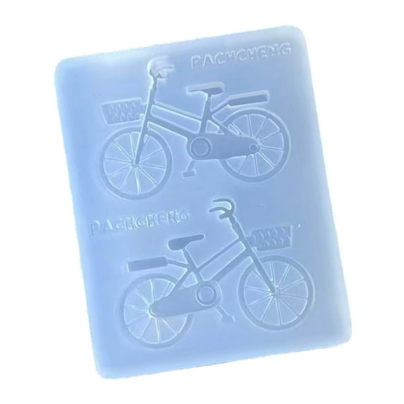 Bike Shaped Silicone Mould Food Safe Reusable Template For Epoxy Resin ...