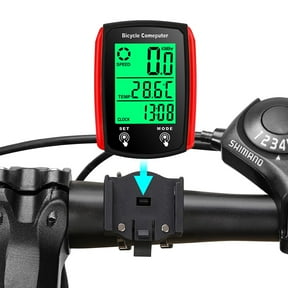 Waterproof Bicycle Wired Speedometer Bike LCD Computer Speed Odometer ...