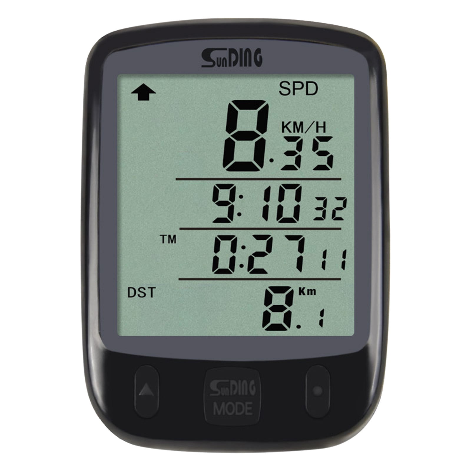 Bike Speedometer LCD Digital Wired Odometer - ABS Material, Clear ...
