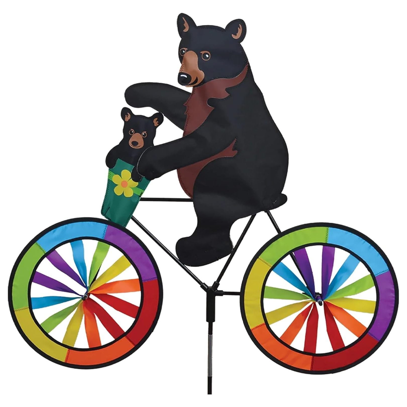 Bike Spinner Black Bear 30" – Wildlife Design, Weather-Resistant ...