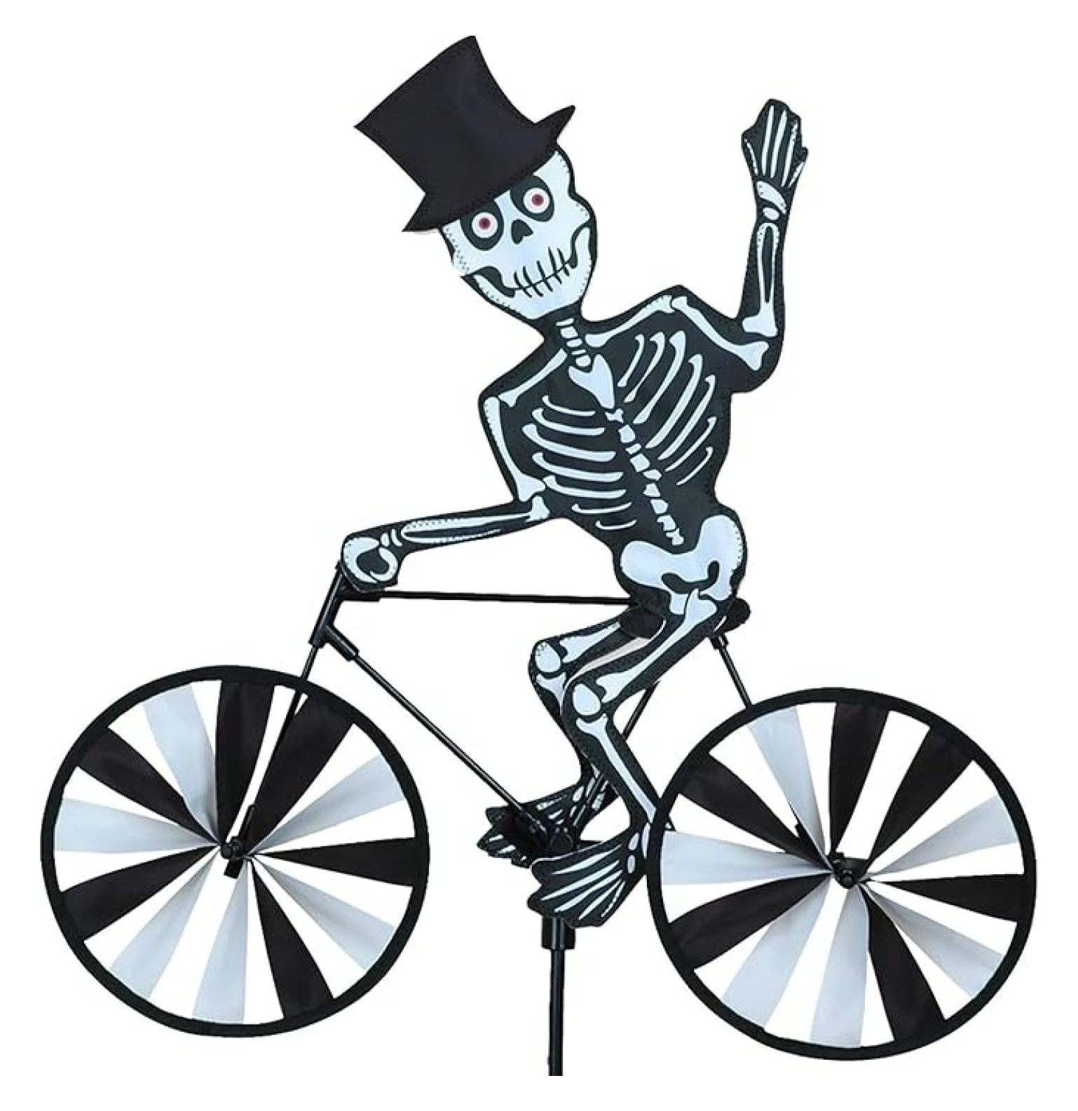 Bike Spinner Skeleton 20" – Spooky Skeleton Design, Weather-Resistant ...