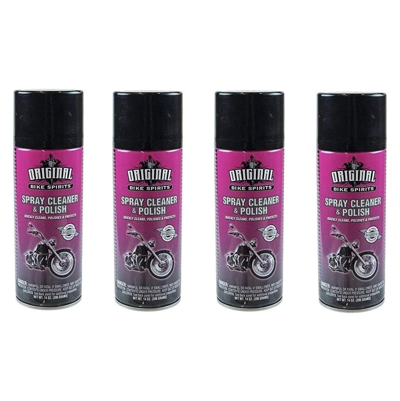 4 PACK Original Bike Spirits Spray Cleaner Polish Protector 14oz ...