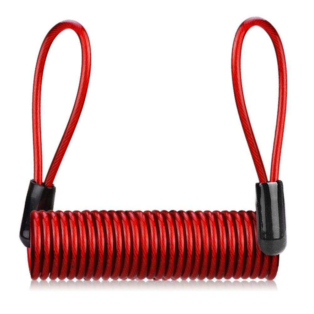 Bike Spring Rope Theft Disc Brake Lock Cable Motorcycle Helmet Wire ...