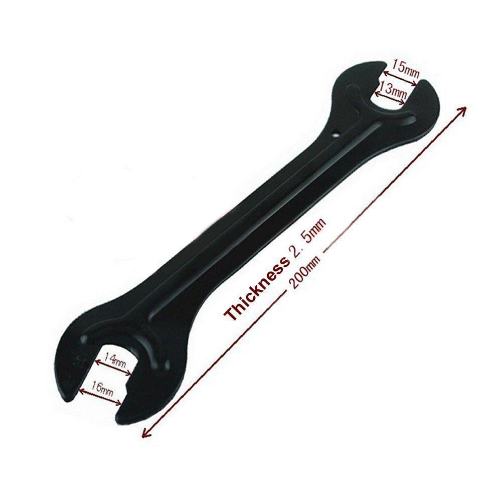 Bike Stainless Steel Pedal Spanner Wheel Nut Axle Hub Cone Wrench ...