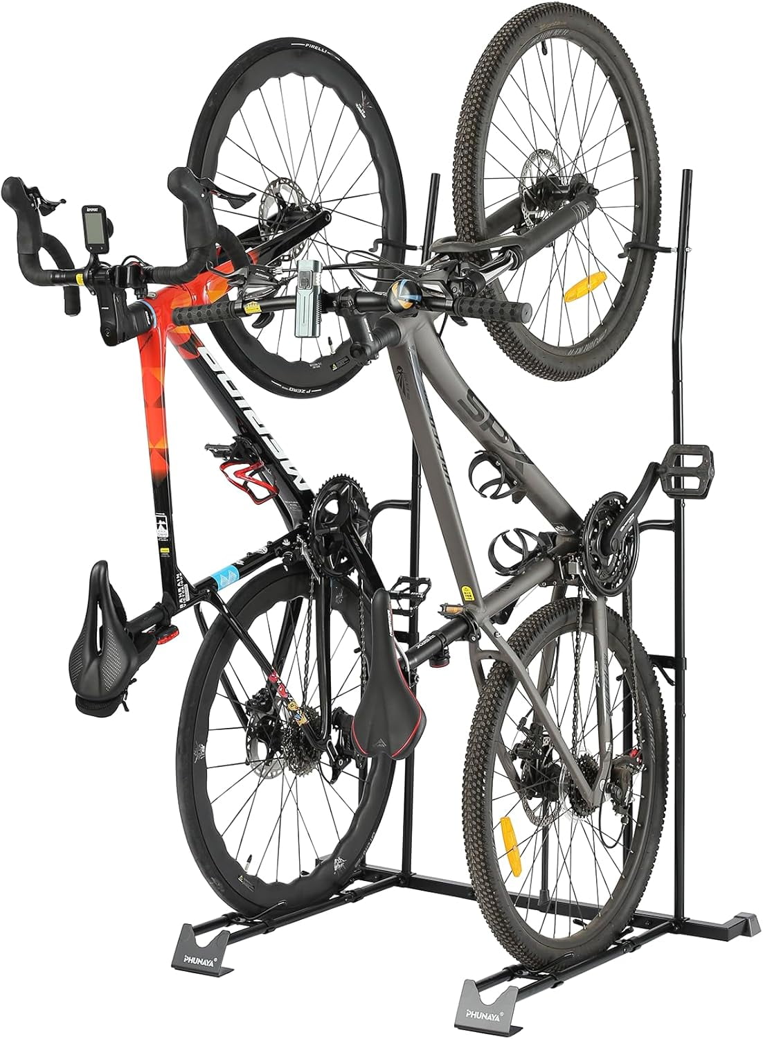 Bike Stand,Vertical Bike Rack For Indoor Bike Storage,Upright Bicycle Stand Floor. (StyleA-2pack ...