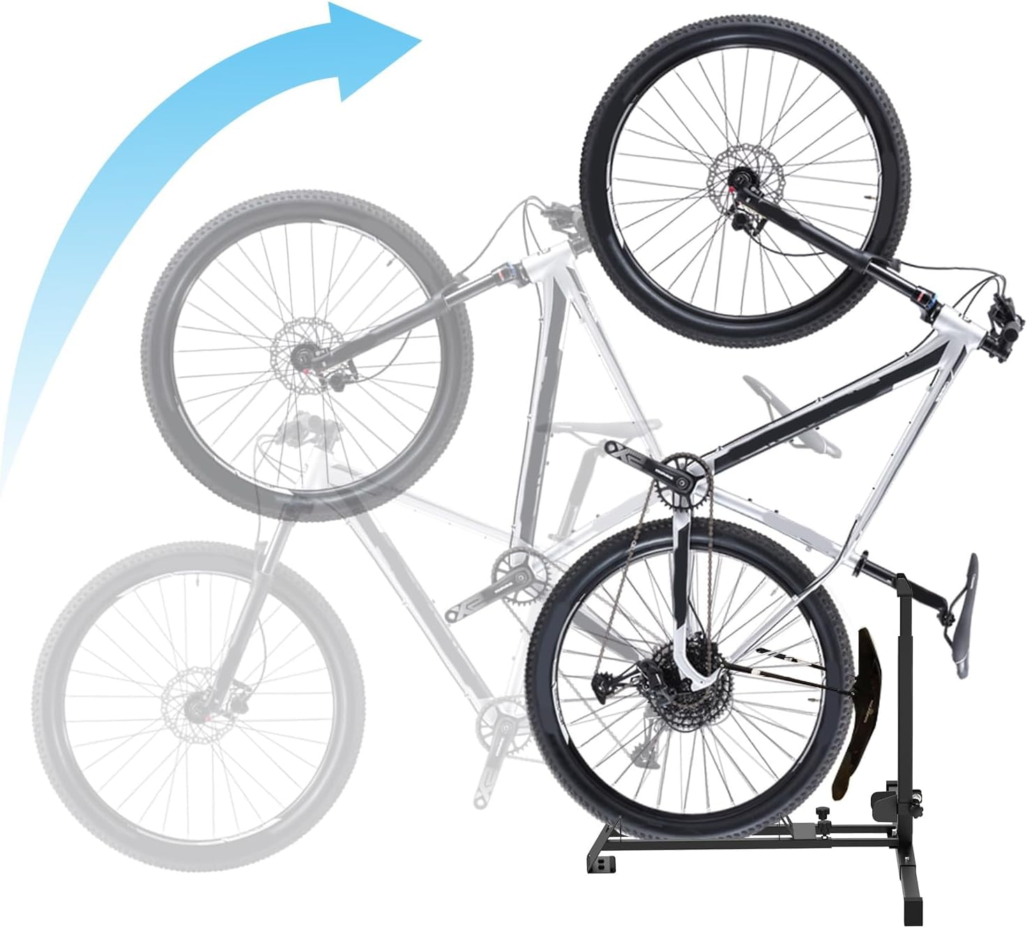 Bike Stand,Vertical Bike Rack Garage,Space-Saving Rack with Adjustable ...