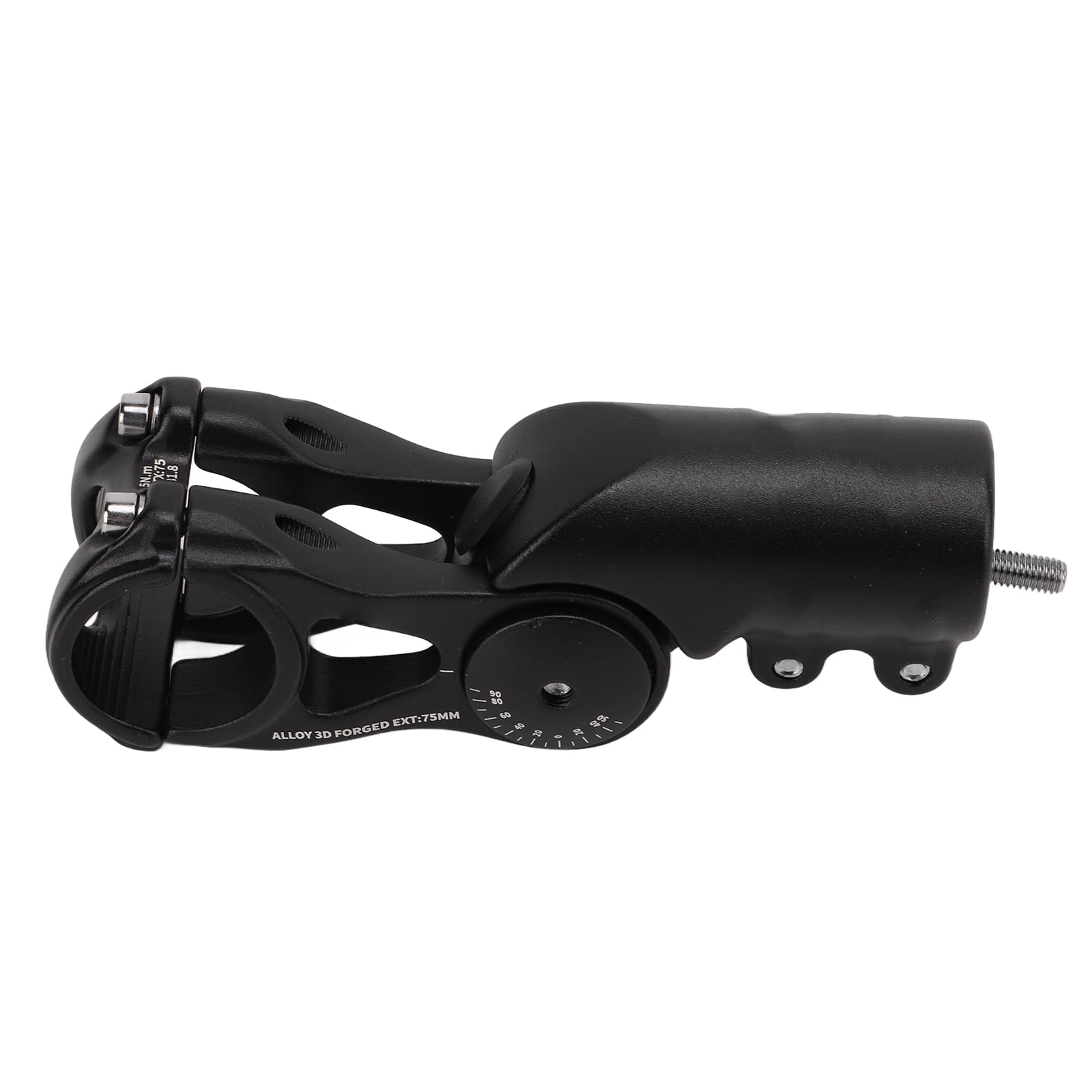 Bike Stem Angle Adjustable Height Riser 31.8x75mm Stem Mountain Bicycle ...