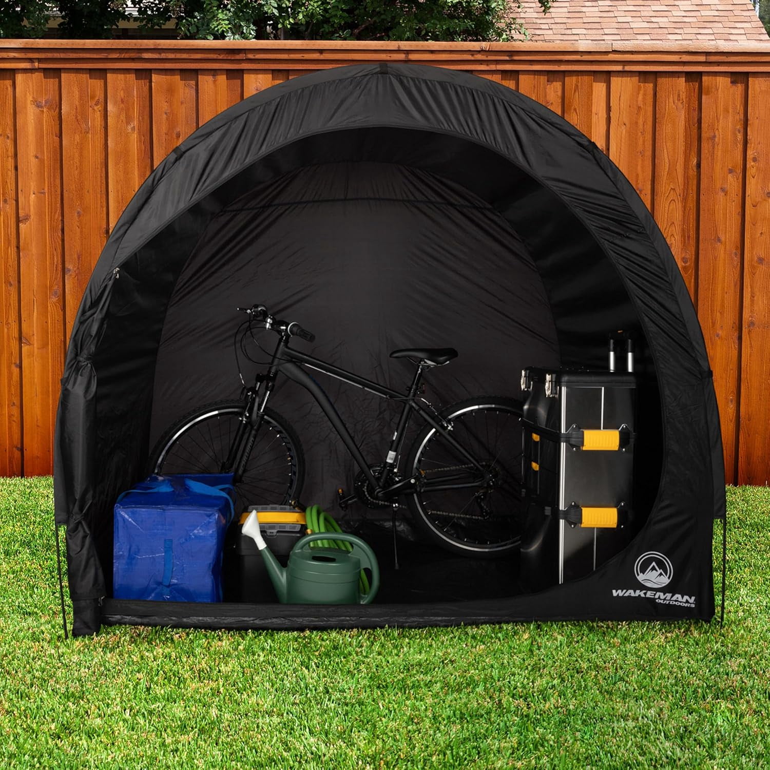 Bike Storage Shed - 6.5x5.3x5.3 Bike Cover Holds up to 4 Bicycles ...