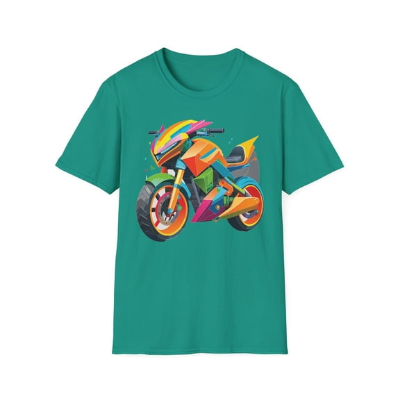 Bike T Shirt, Moto Shirt, Shirt with Motorcycle, MTB T Shirts - Walmart.com