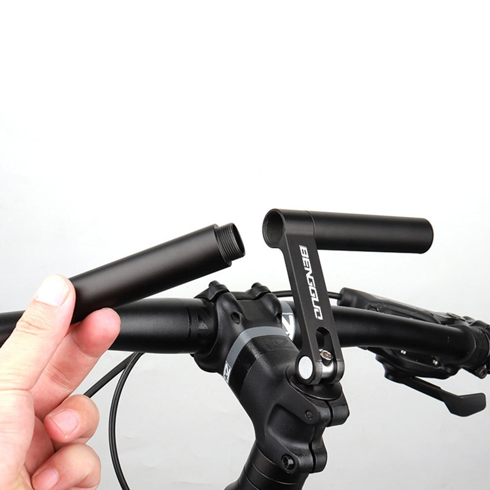 Bike T-Type Extender Aluminum Alloy Extension Bracket Headset Extender 200Mm Black Fangkenuo ...