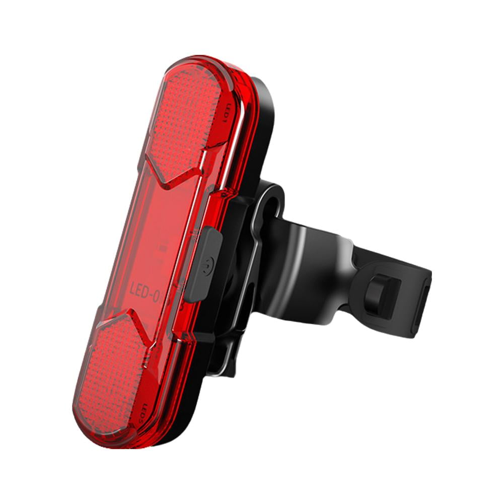 Bike Tail Light Bicycle Rechargeable USB 5LED Safety Lamp Wran Flashing ...