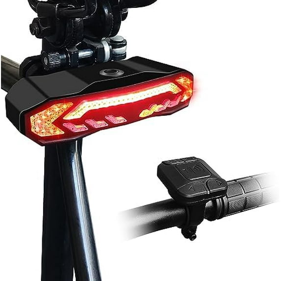Bike Tail Light with Turn Signals and Rear Bike Brake Light for Night ...