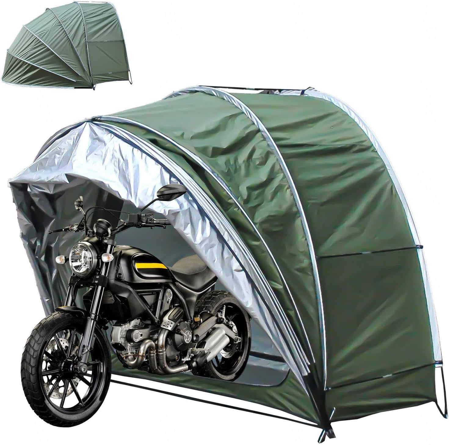 Bike Tent Outdoor Storage Waterproof Hanging 2 in 1 Bike Tent Outdoor ...