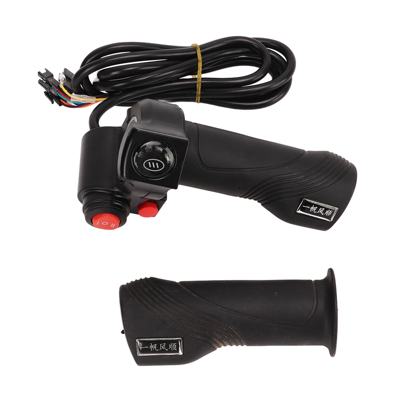 Bike Throttle Grip Set 3 Speed 4 Light Accelerator Handlebar with Power ...