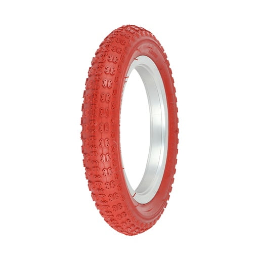 Bike Tire 12-1/2" x 2-1/4" P-104A Red/Red Sidewall - Walmart.com