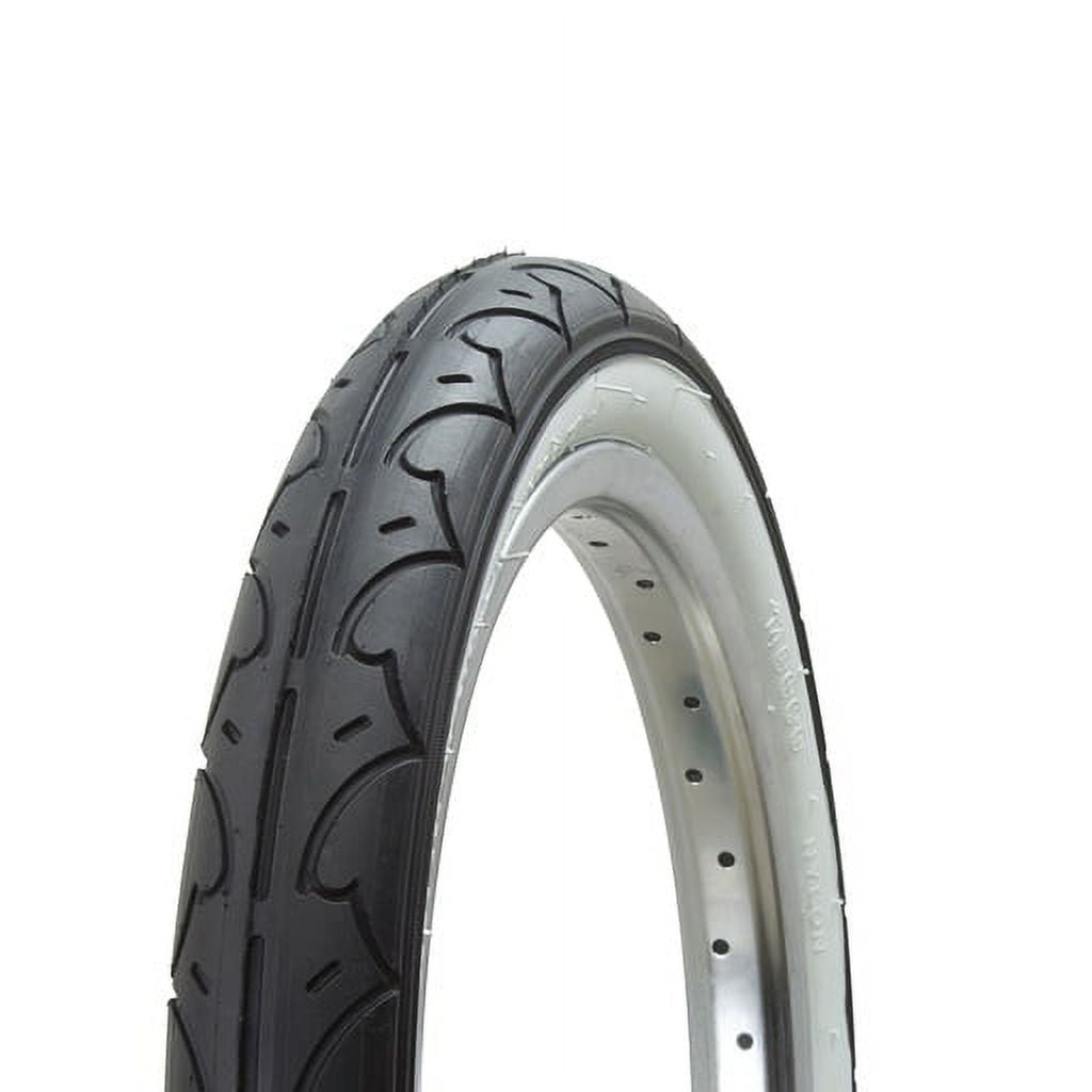 Bike Tire 16" x 1.75" P-1021A Black/White Sidewall - Walmart.com
