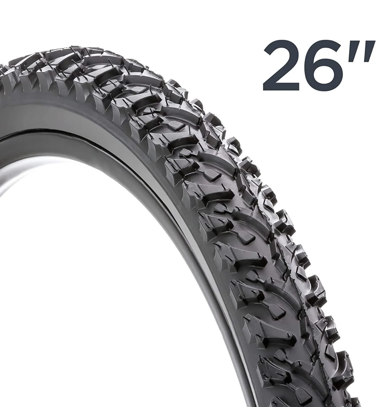 Bike Tire 26x2.125 Inch Folding Black Bicycle Replacement Tires for ...