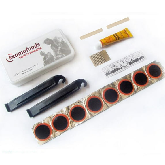 Bike Tire Repair Kit Self-Adhesive Bike Tire Patch Kit Bike Tool Kit ...