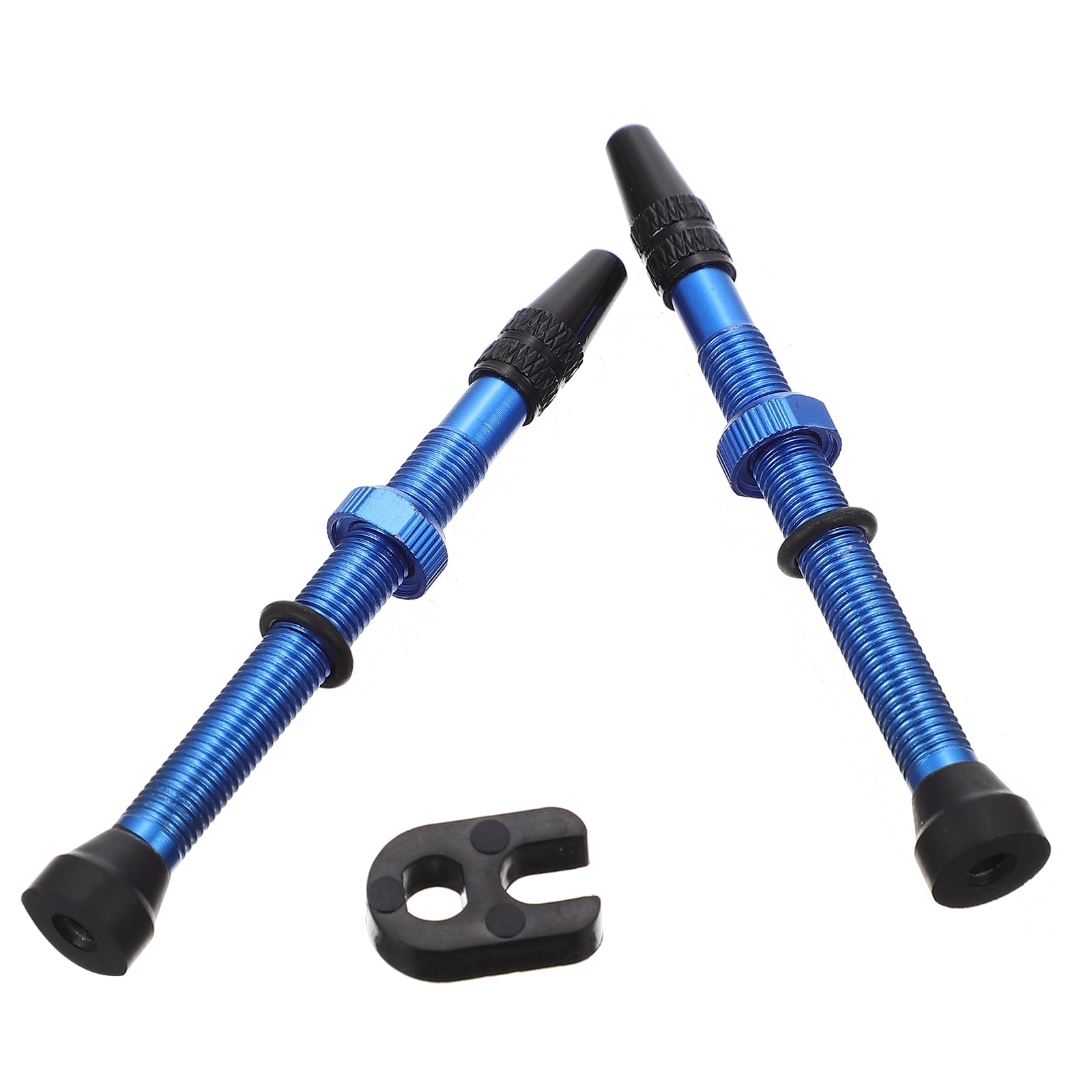Bike Tire Valves Stems French Bicycles Dual Stans No Tubes Sealant Blue ...