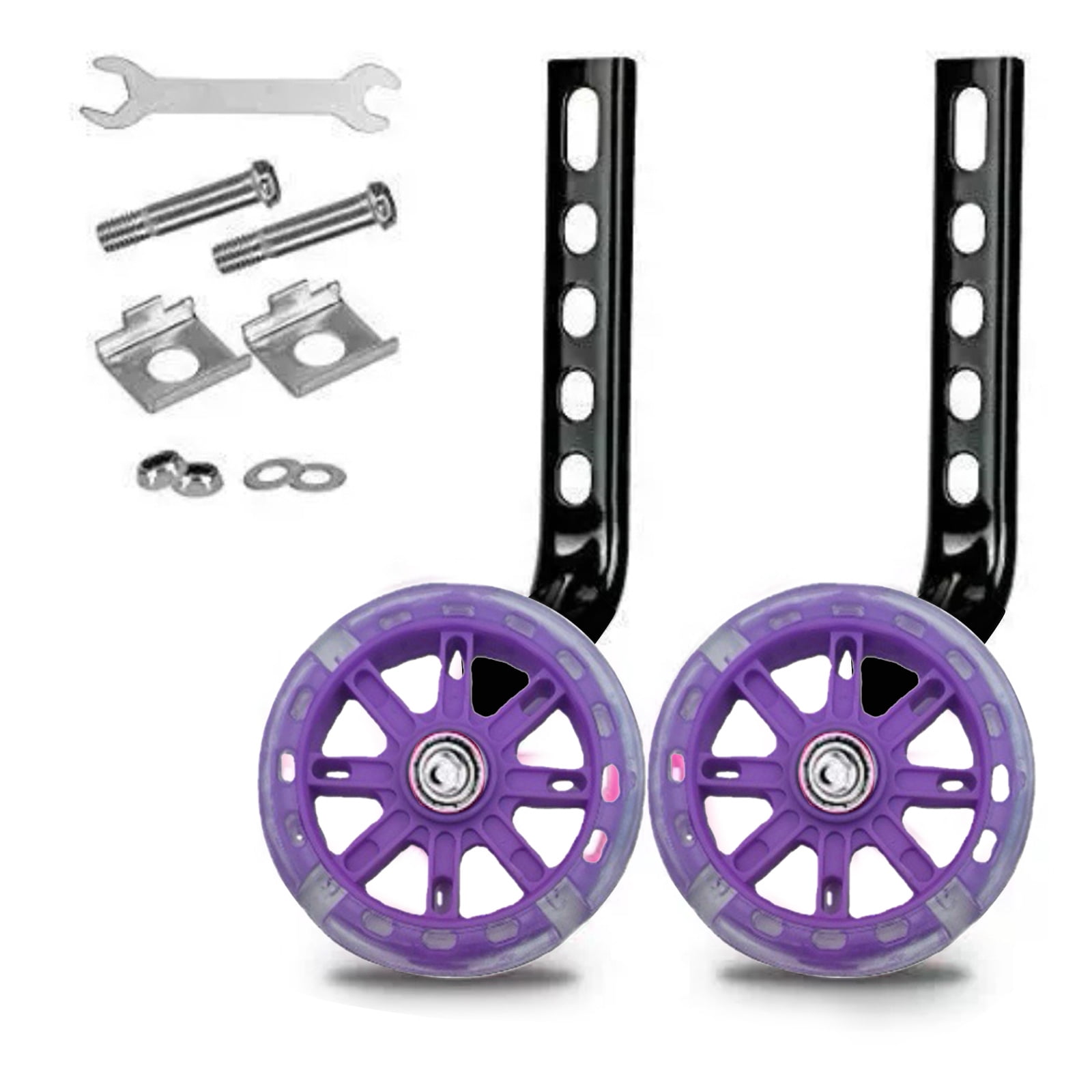 Bike Training Wheel Mute Flashing Wheel with Bicycles Stabilizer ...