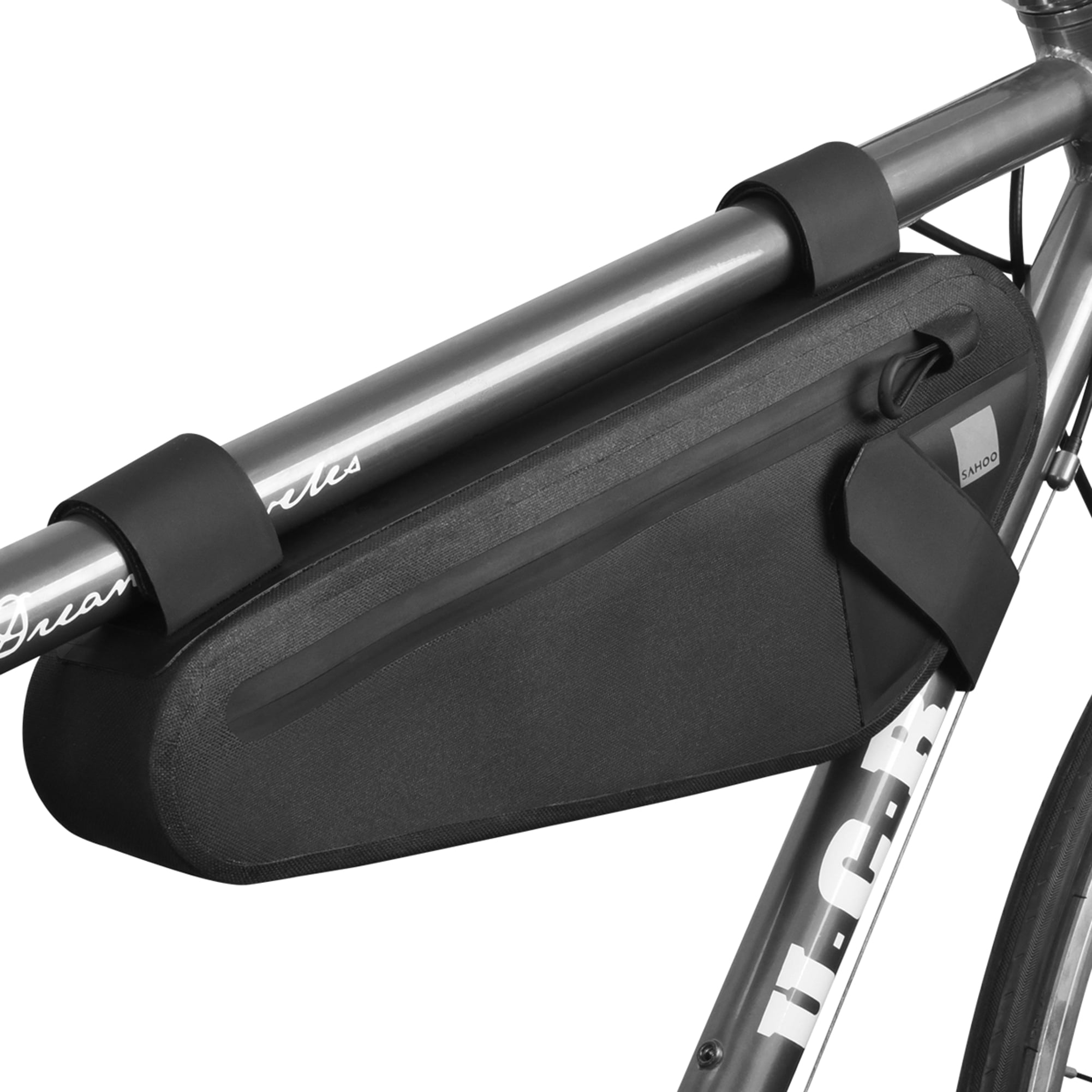 Bike Triangle Frame Bag Fully Waterproof Bicycle Under the Tube Bag 2L ...