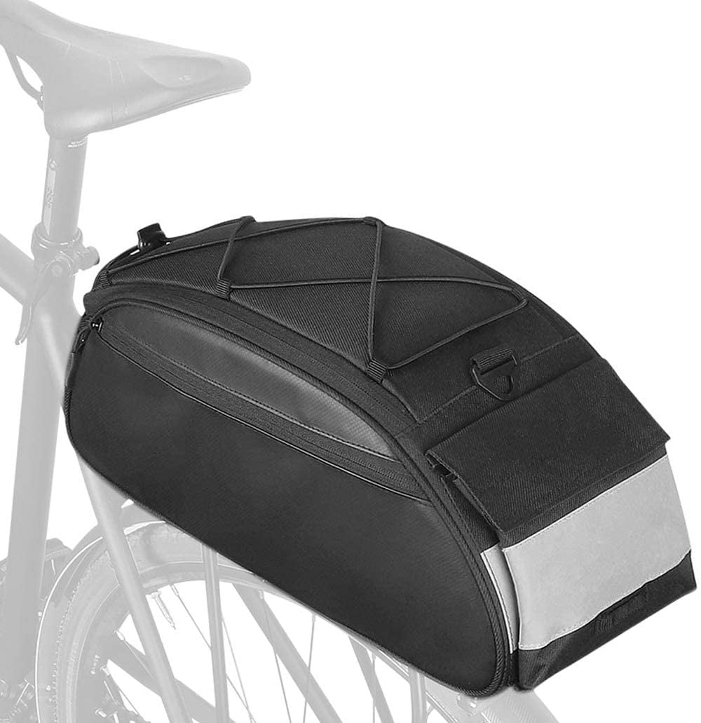 Bike Trunk Bag Bicycle Cargo Rack Bag Commuter Bike Rear Rack Bags ...
