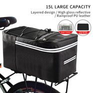 MOSISO Bike Rack Bag, Waterproof Rear Seat Trunk Cooler, 2 Removable ...