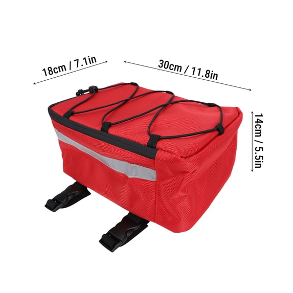 Bike Trunk Bag With Bike Rear Rack Bag Water Proof 7L Trunk Bag with ...