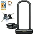 Via Velo Mini Bike U Lock Longer Steel Anti Theft Bicycle Lock with Key ...