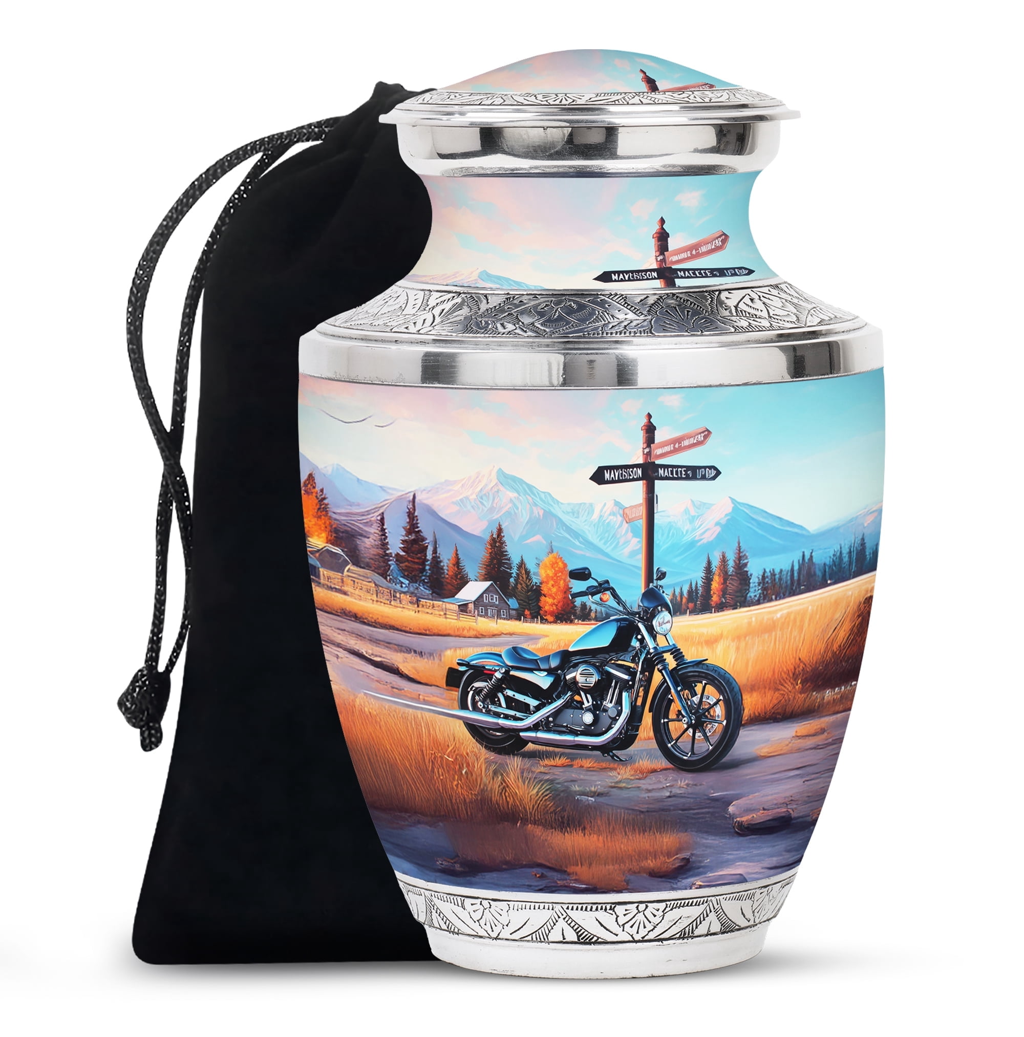 Bike Urns for Human Ashes Adult- Motorbike Keepsake Urn with ...