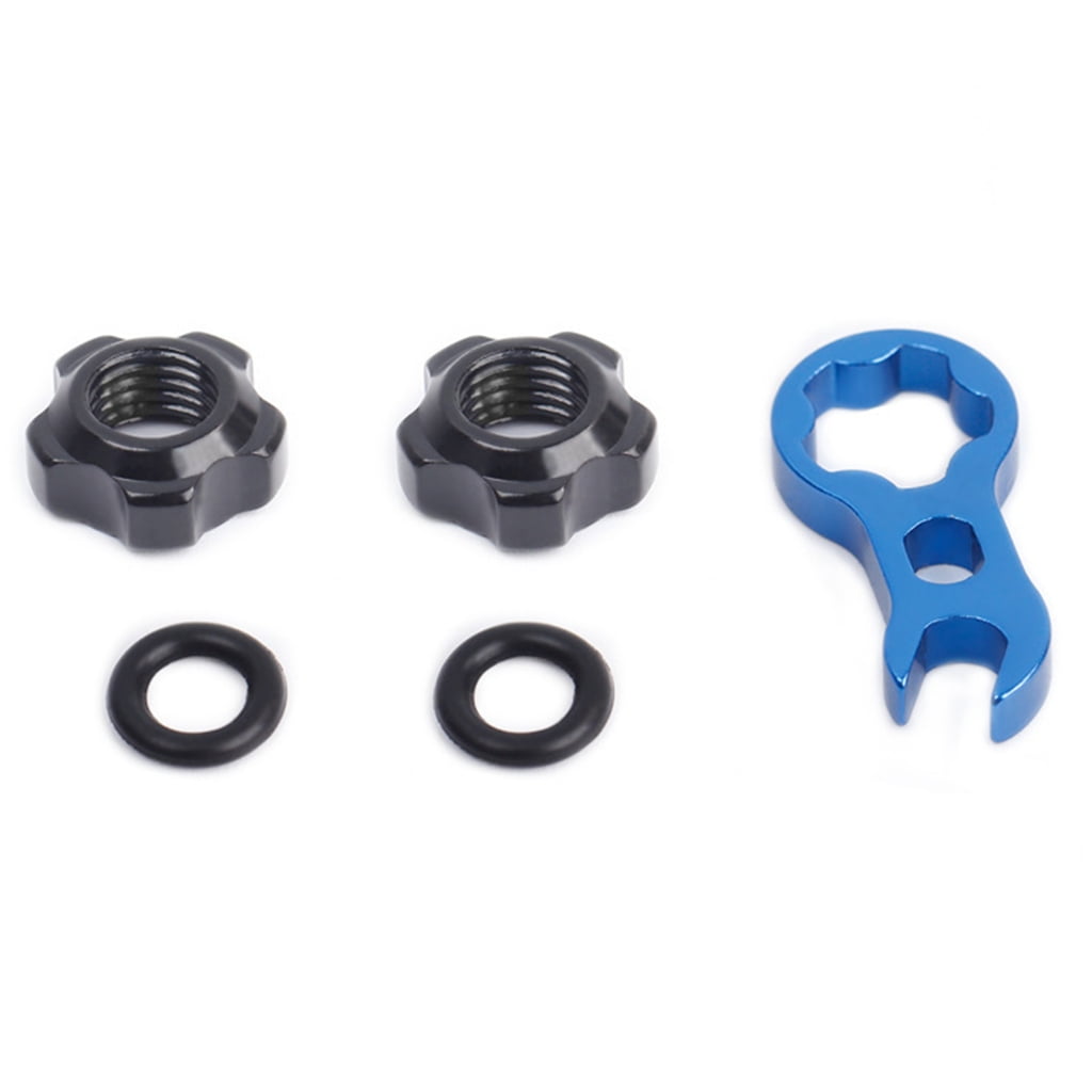 Bike Vacuum Tire Valves Nut Bike Inner Tube Valves Nut Screws with Seal ...