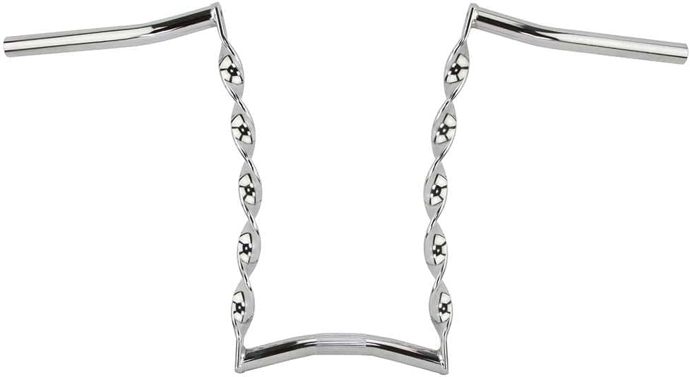 Bike Vintage Lowrider Curved Flat Twisted Handlebar 15 25.4mm C ...