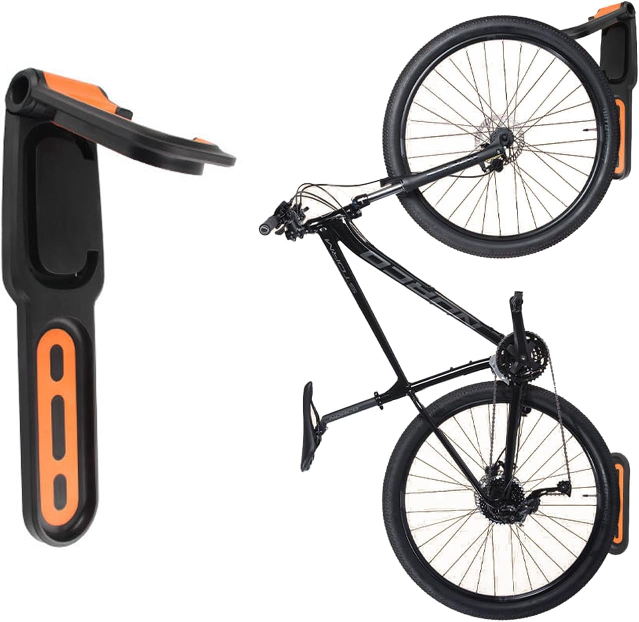 Bike Wall Mount Garage Storage – Rotatable Bike Hanger, Space-Saving ...