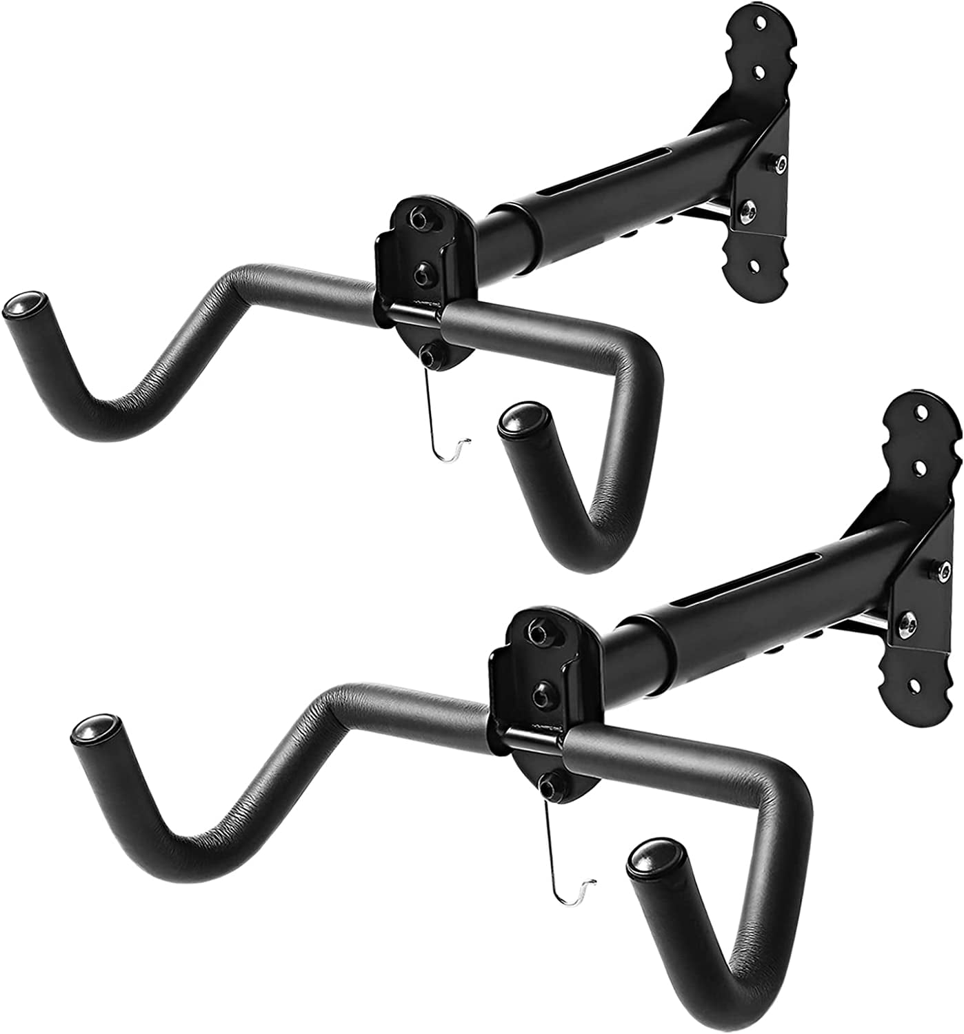 Bike Wall Mount Hanger - Horizontal Bicycle Indoor Storage Rack ...
