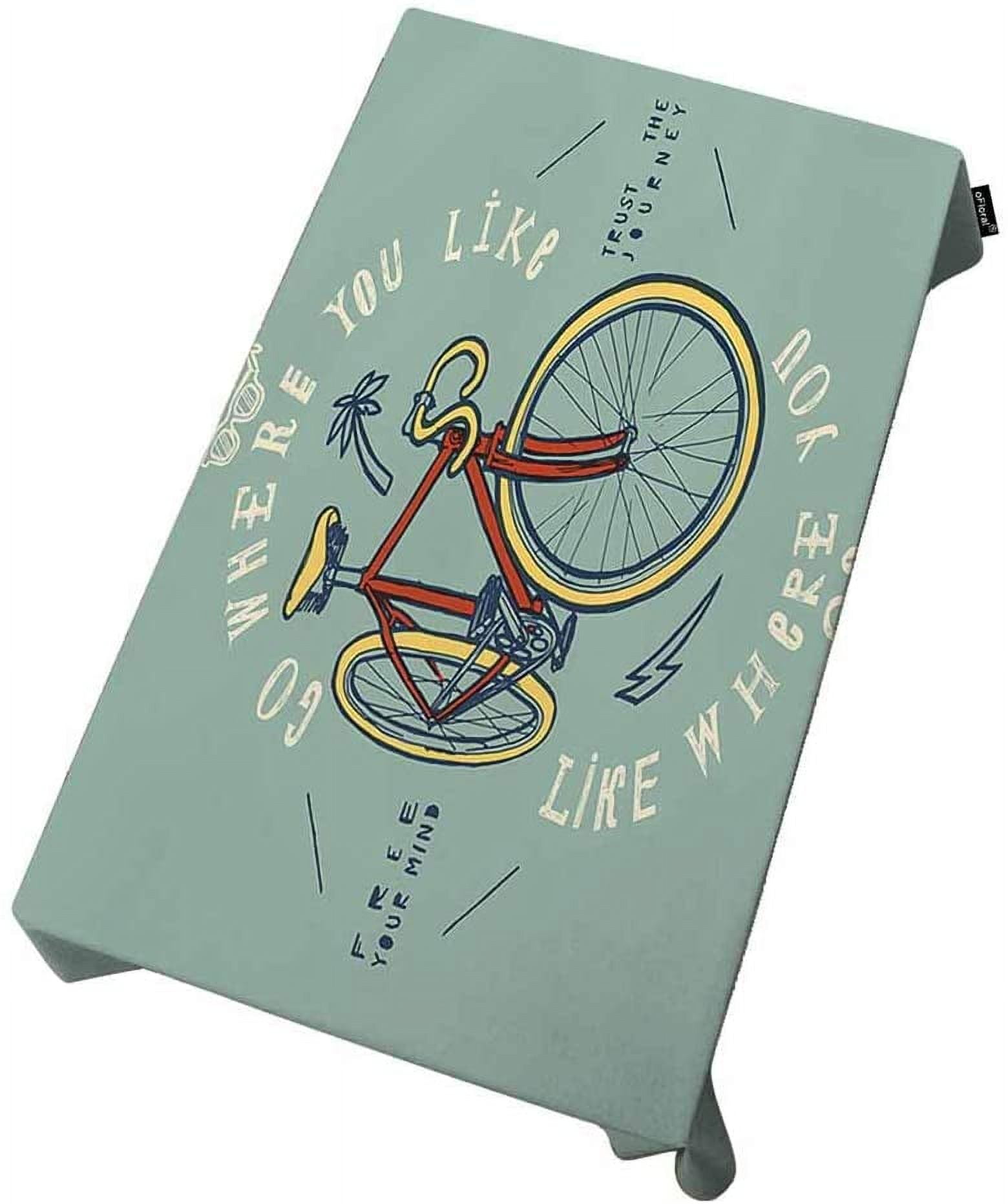 Bike Water-Proof Rectangle Table Cover Go Where You Like Great for ...
