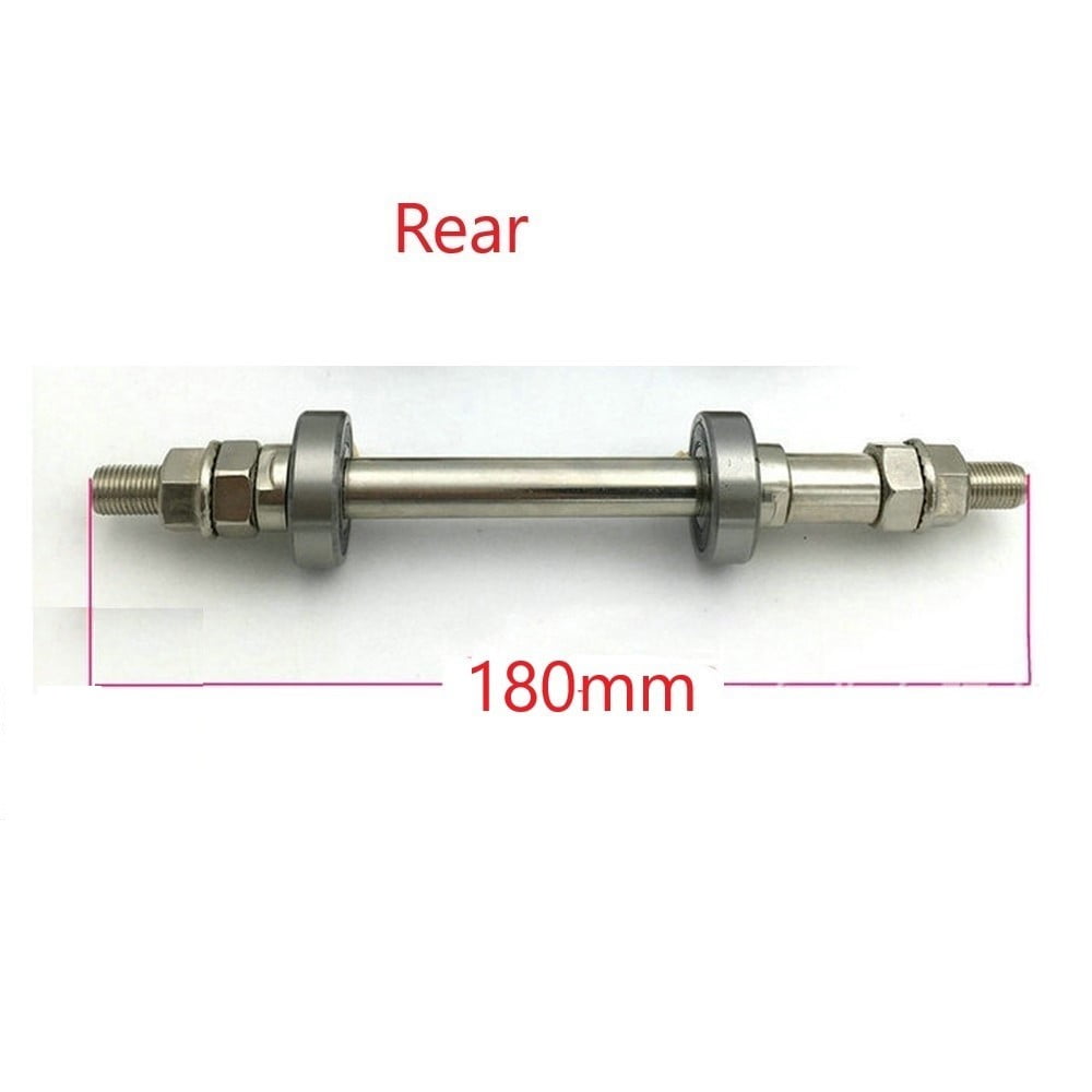 Bike Wheel Hub Axle Front Rear Solid Shaft Lever Solid Spindle Shift ...